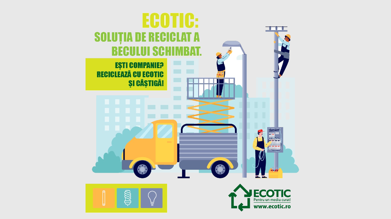 ECOTIC a lansat o campanie de colectare a surselor și corpurilor de ...